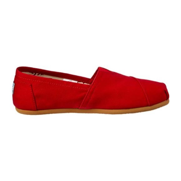 Toms | Shoes | New Toms Women Classic Red Canvas Alpargata Slip On Flat ...